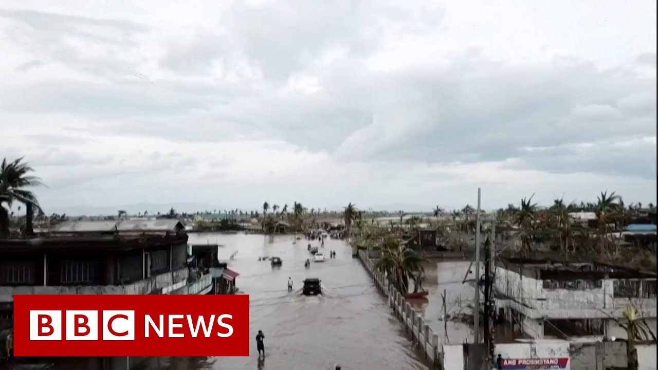 Typhoon devastates Philippines islands - BBC News - World News