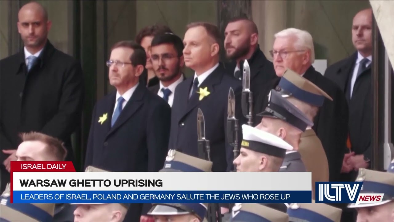 Leaders of three nations salute the Jews who rose up - World News