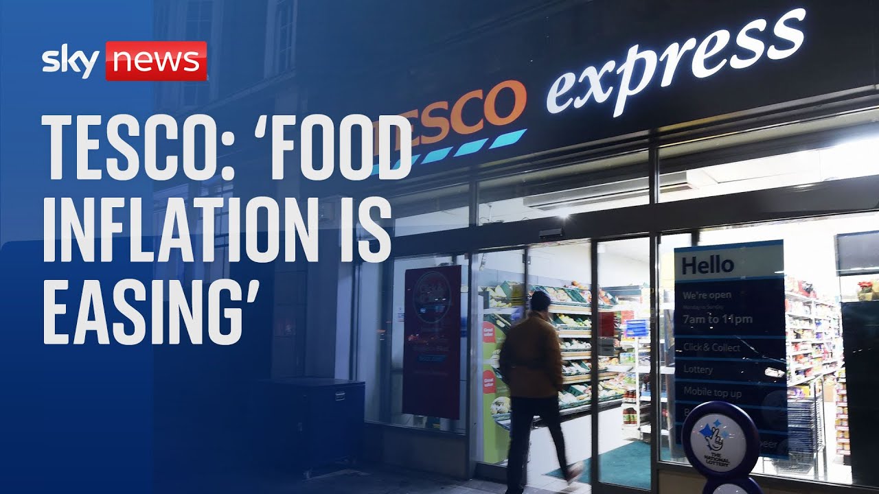 Cost of Living: Tesco sees 'encouraging early signs' grocery inflation ...
