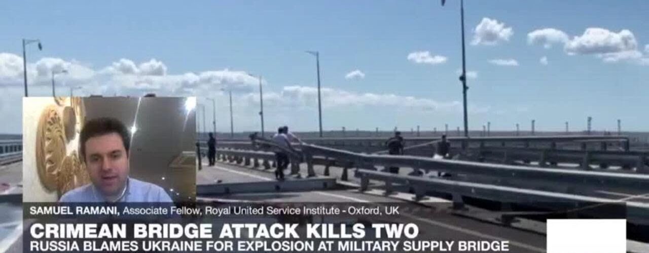 'Kerch Bridge attack aimed at disrupting Crimea-Zaporizhzhia supply ...