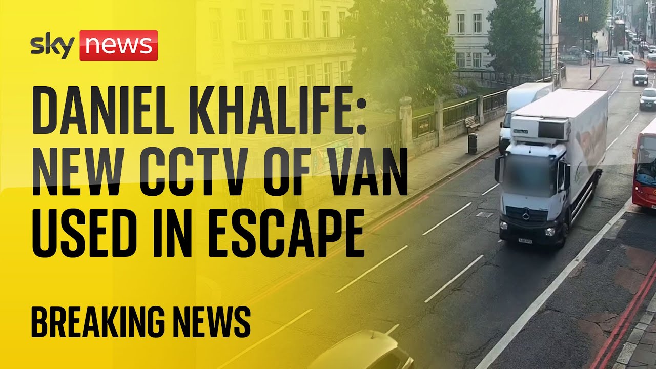 BREAKING: New CCTV of van used by Khalife to escape prison - World News