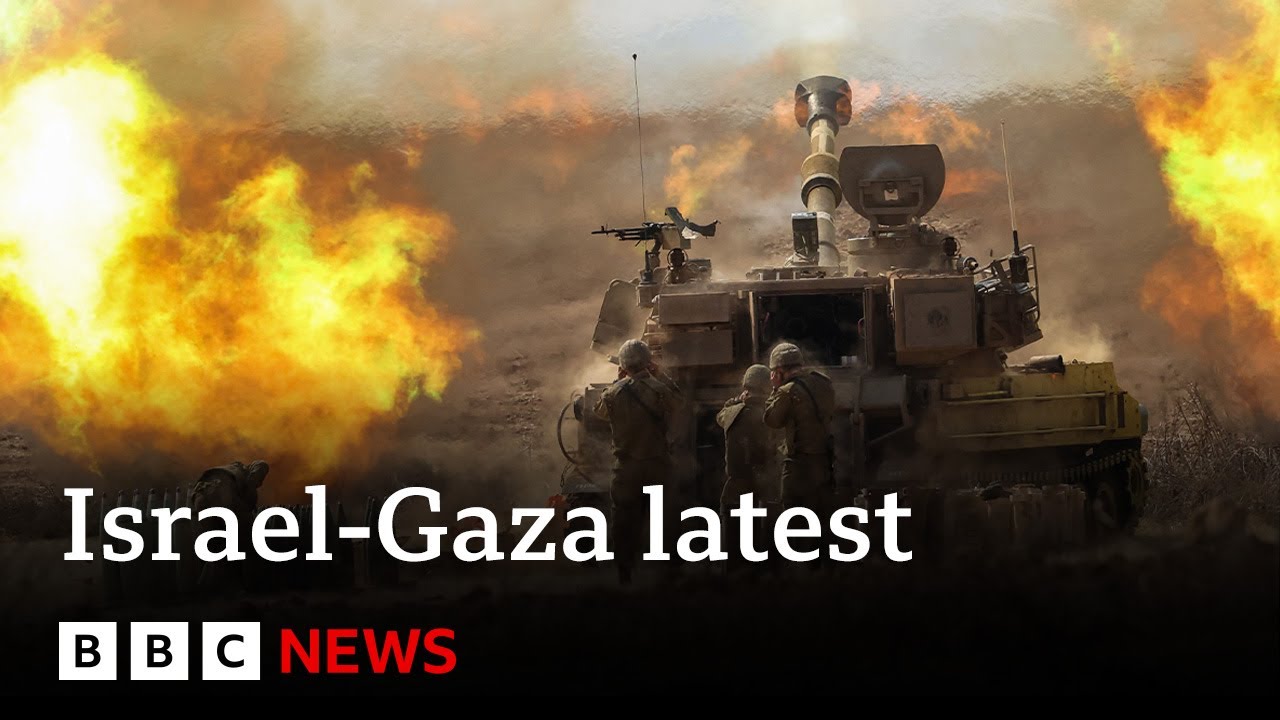 Israel troops mass on Gaza border, as fighting continues - BBC News ...