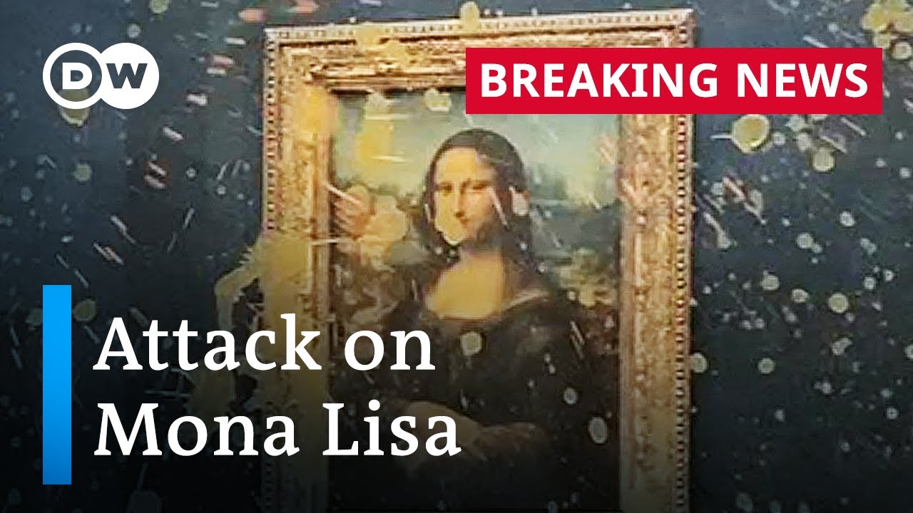 Activists deface Leonardo Da Vinci's Mona Lisa in Paris | DW News ...