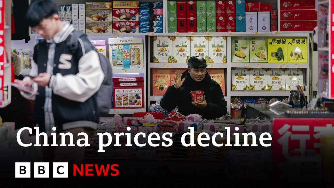 China Exports Grow As Consumer Prices Fall Again Bbc News World News