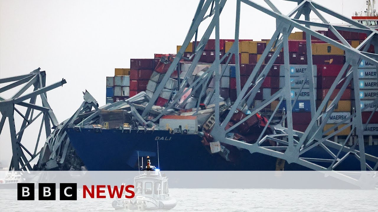 Baltimore bridge: Two bodies recovered from truck under water | BBC ...
