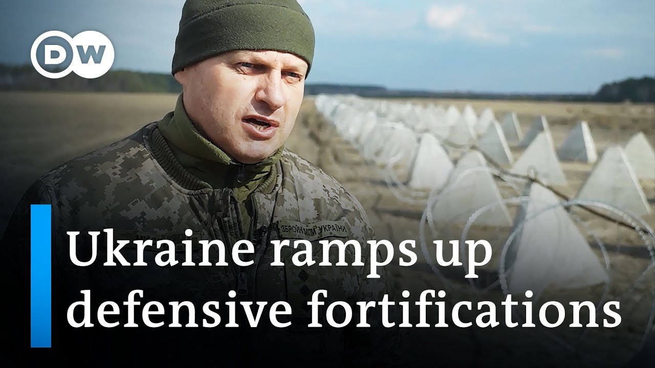 How Ukraine builds fortifications on its border with Russia and Belarus ...
