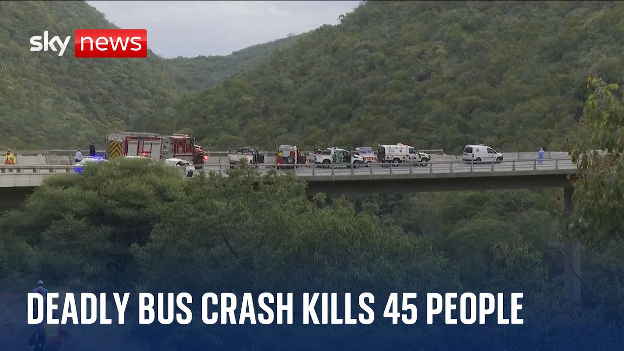 Eight-year-old girl is sole survivor of deadly bus crash in South ...