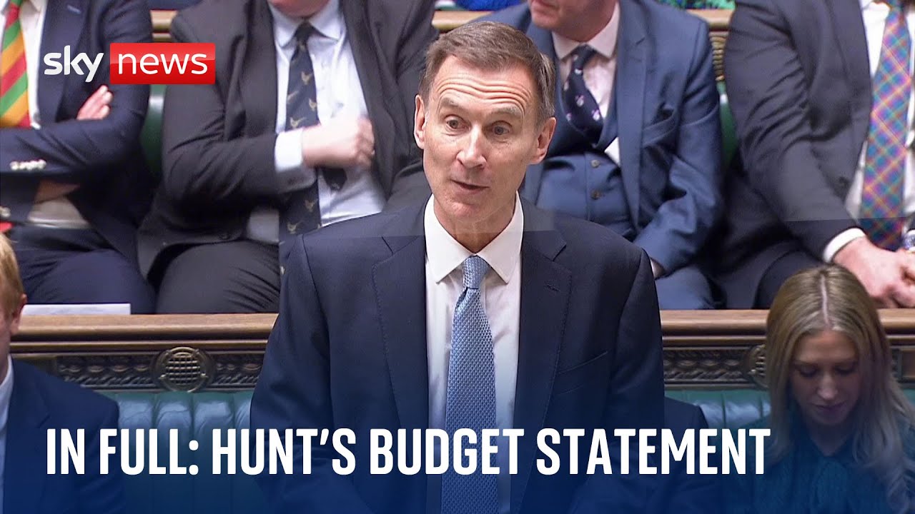 In full: The Chancellor's budget statement - World News