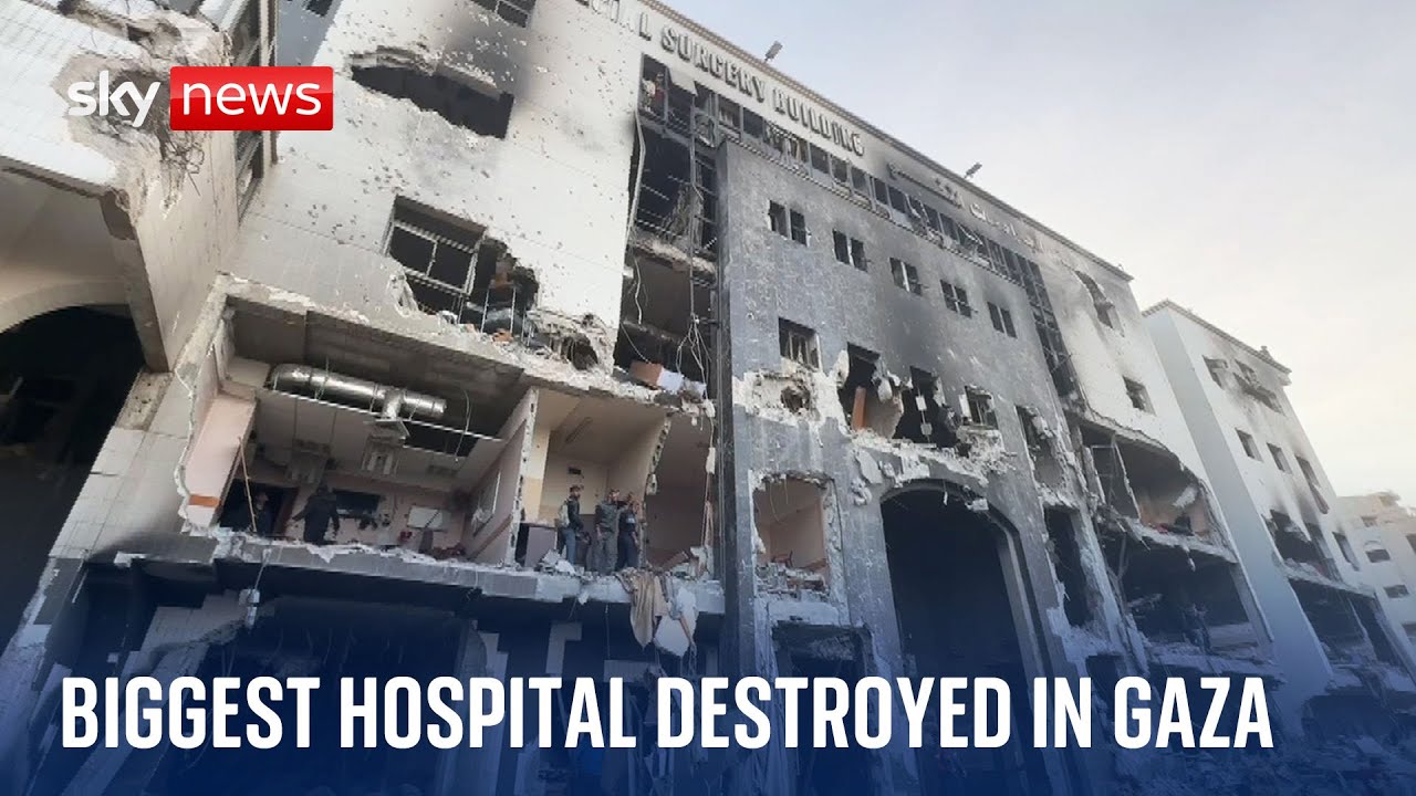 Gaza's biggest hospital destroyed leaving patients in brutal conditions ...