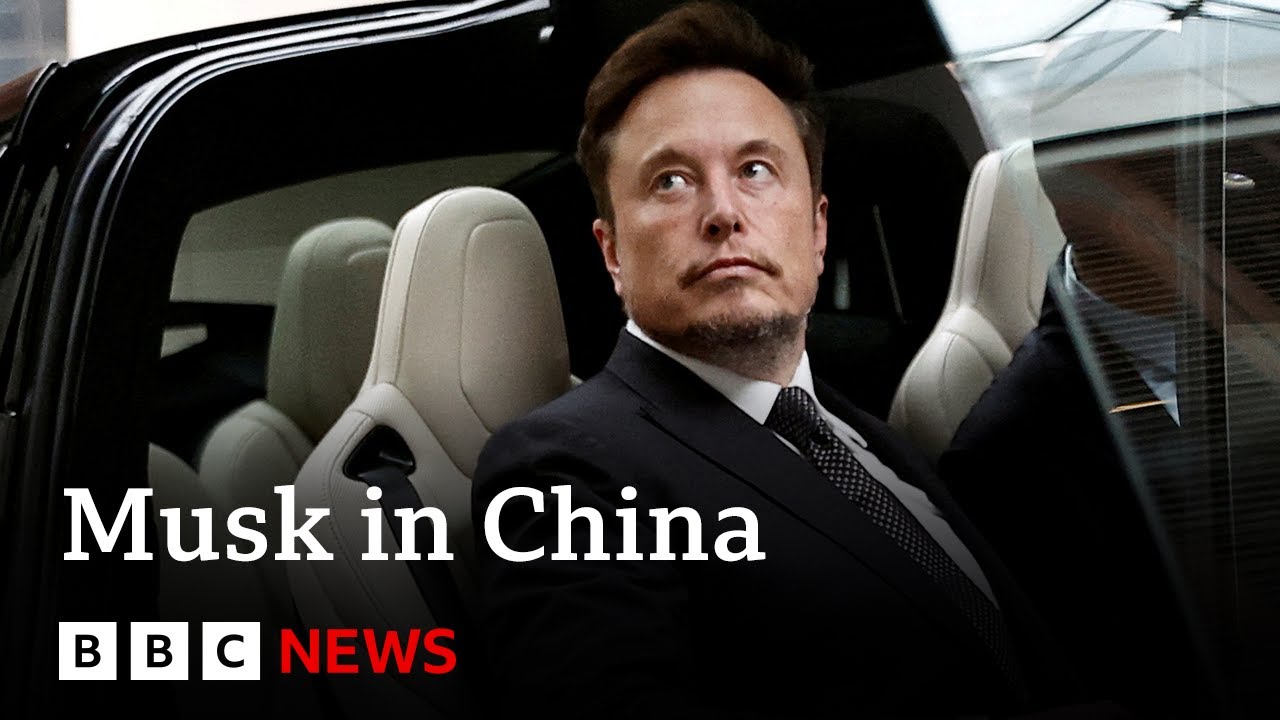 Elon Musk in China to discuss full self driving on Tesla cars say ...