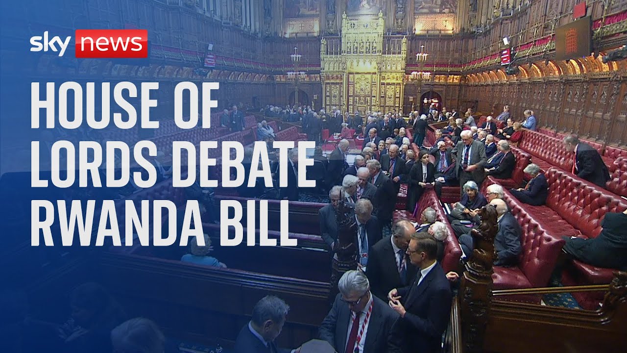 Watch live: House of Lords debate the Rwanda bill - World News