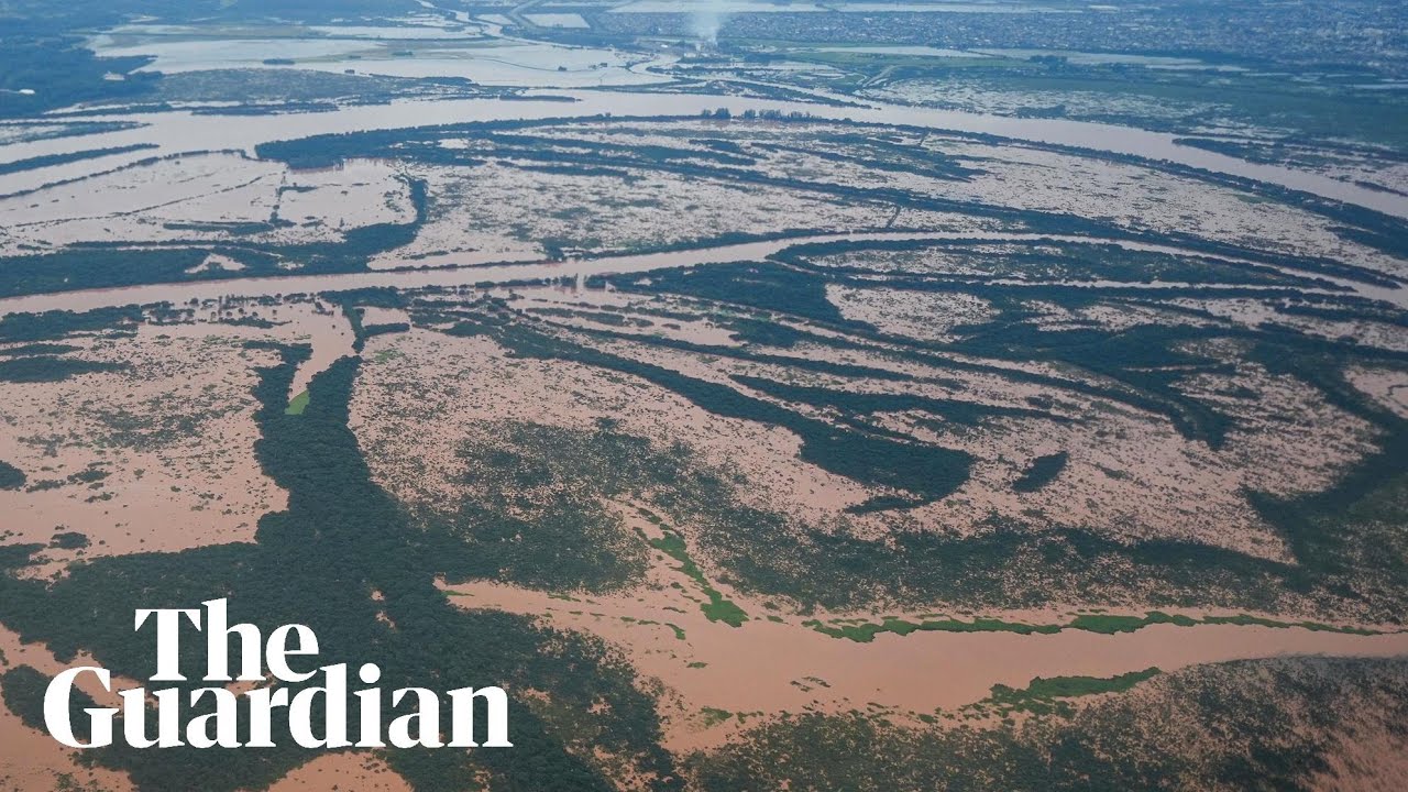 Aerial footage shows scale of flooding in Brazil's Rio Grande do Sul ...