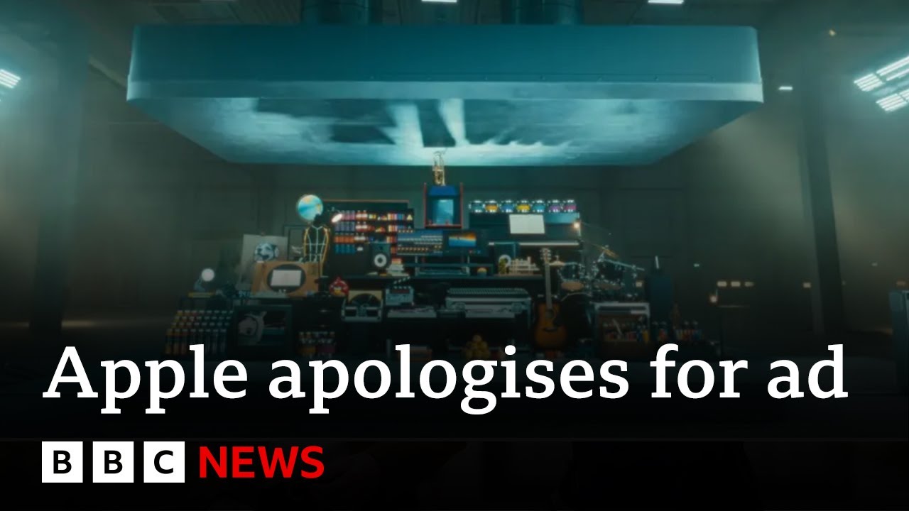 Apple apologises after iPad advert backlash | BBC News - World News
