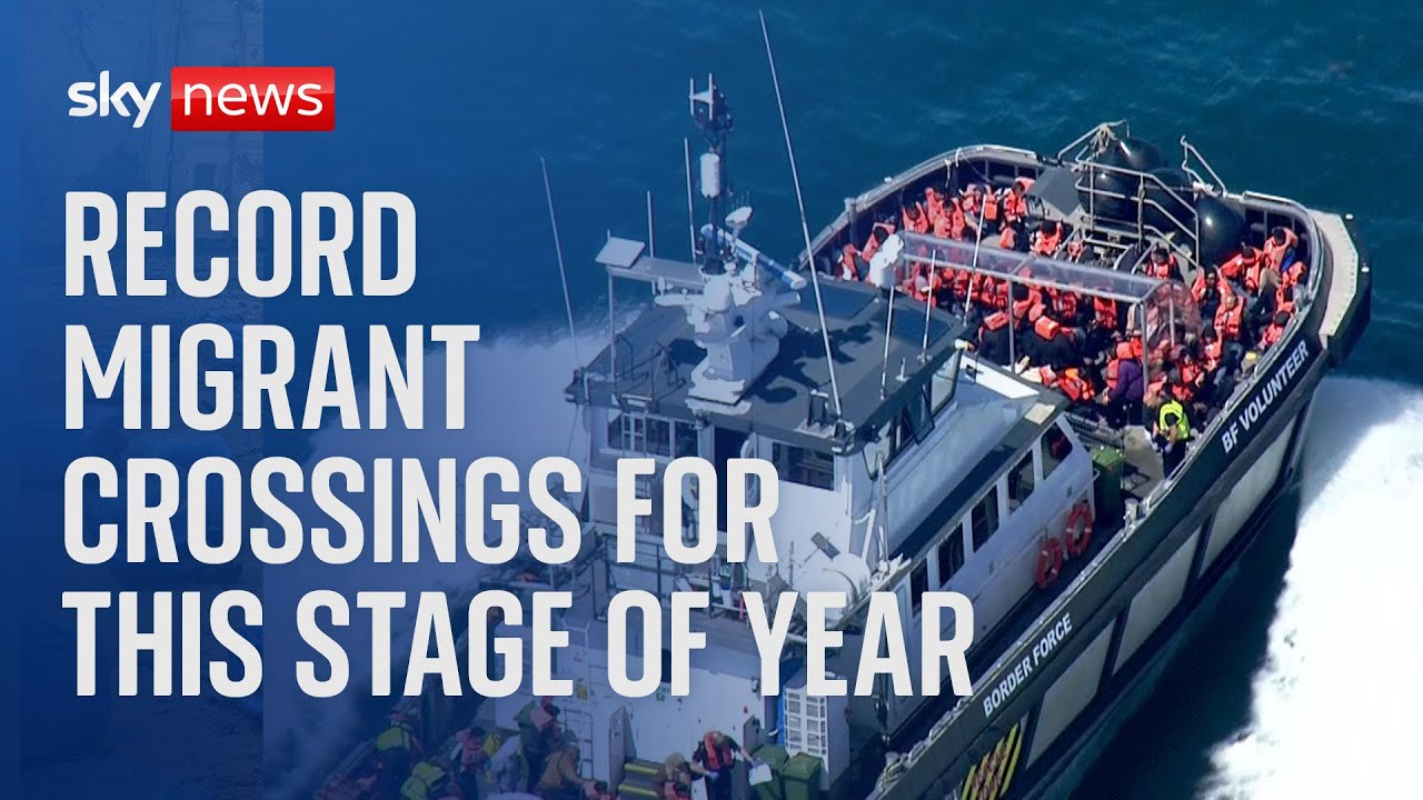 Migrants crossing Channel in small boats to reach UK hits new record ...