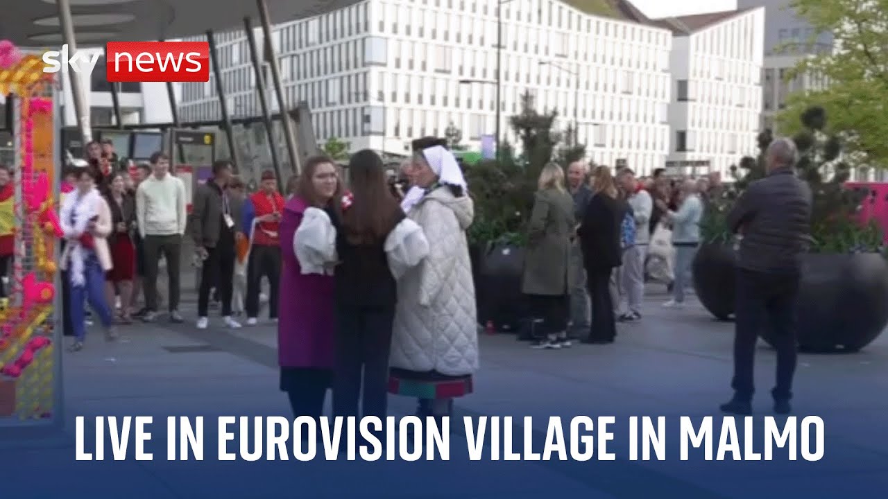 Watch live: Eurovision village in Malmo as second dress-rehearsal gets ...