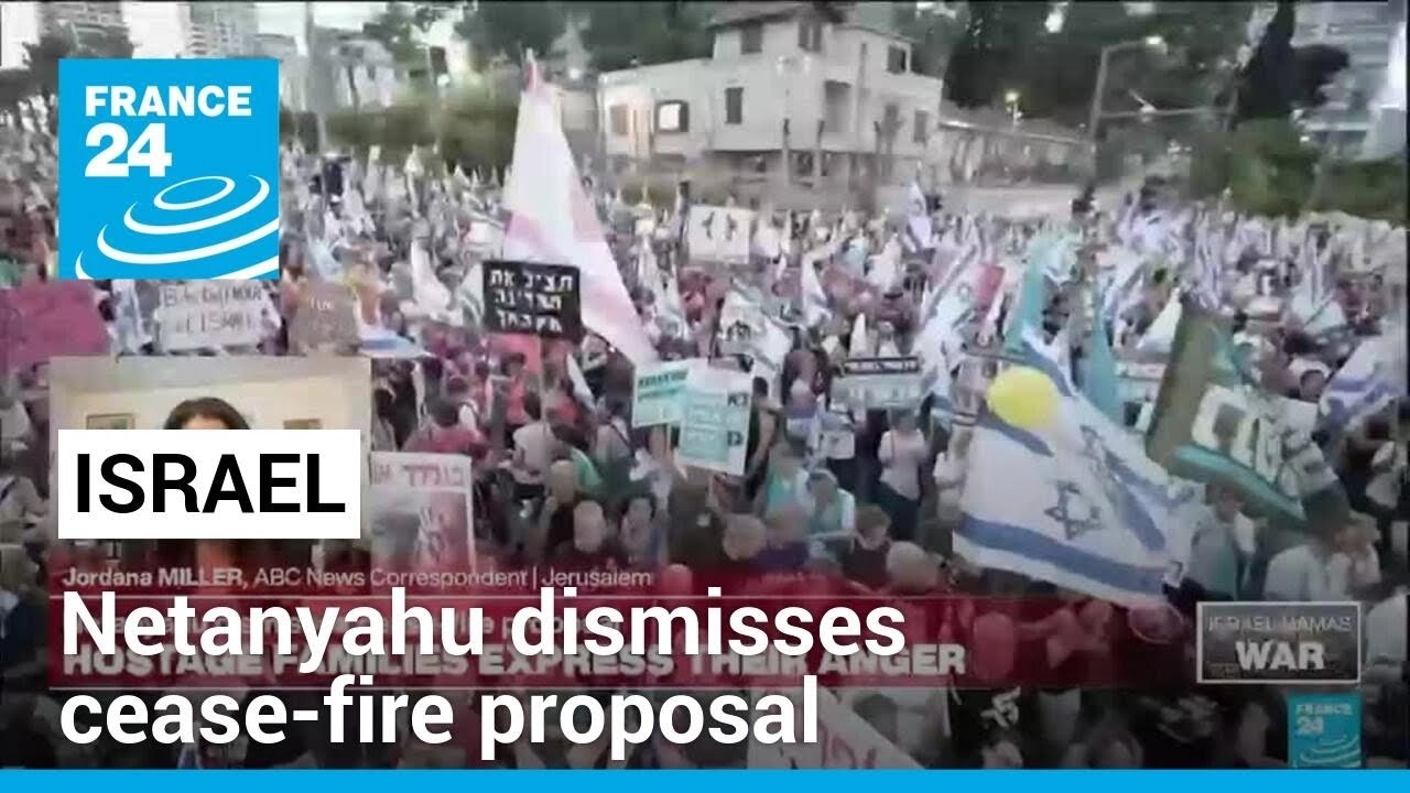 Israeli hostages families express their anger after Netanyahu dismisses ...