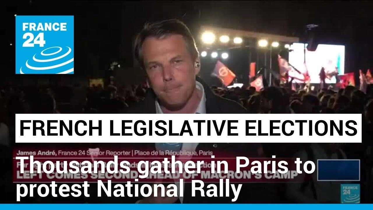 Thousands gather in Paris square to protest far-right National Rally ...