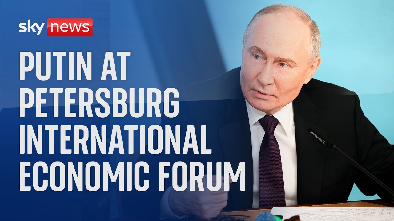 Watch live: Vladimir Putin speaks at Petersburg International Economic ...