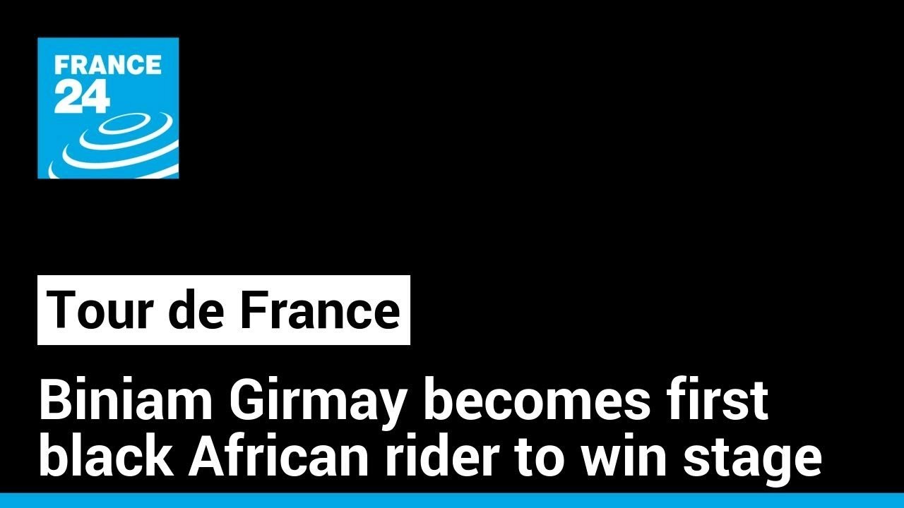 Eritrean Biniam Girmay becomes first black African rider to win a Tour ...