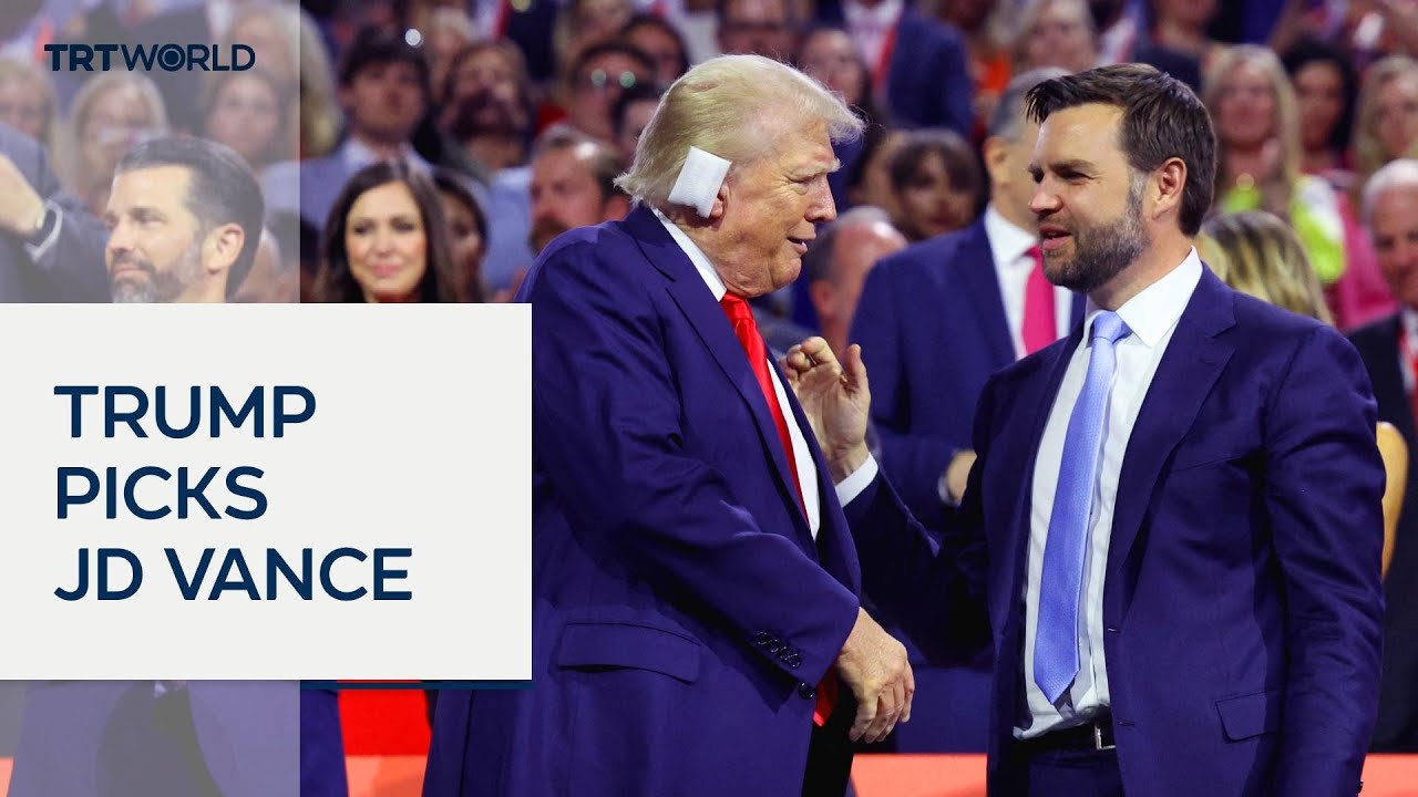 Former US President Trump names JD Vance as VP candidate - World News
