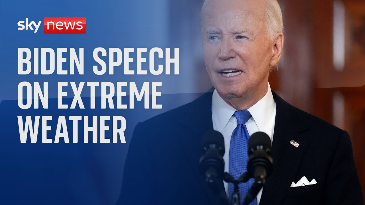 Joe Biden delivers speech on extreme weather - World News
