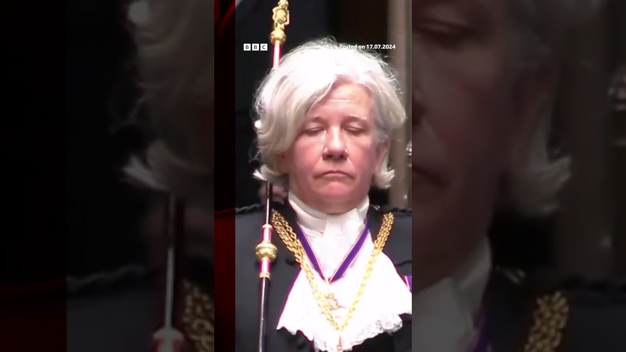 The Black Rod summons MPs for the King's Speech. #KingsSpeech #UK # ...