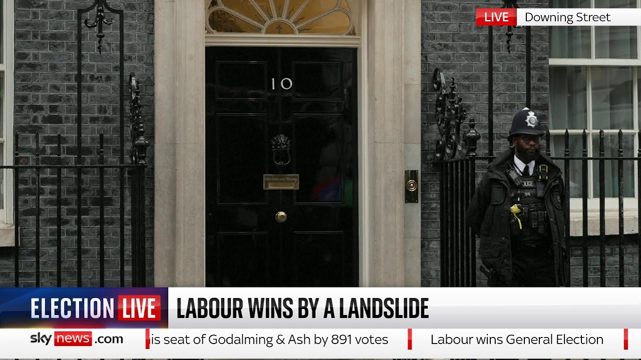 Watch live: Outside No10 Downing Street as Labour returns to power ...
