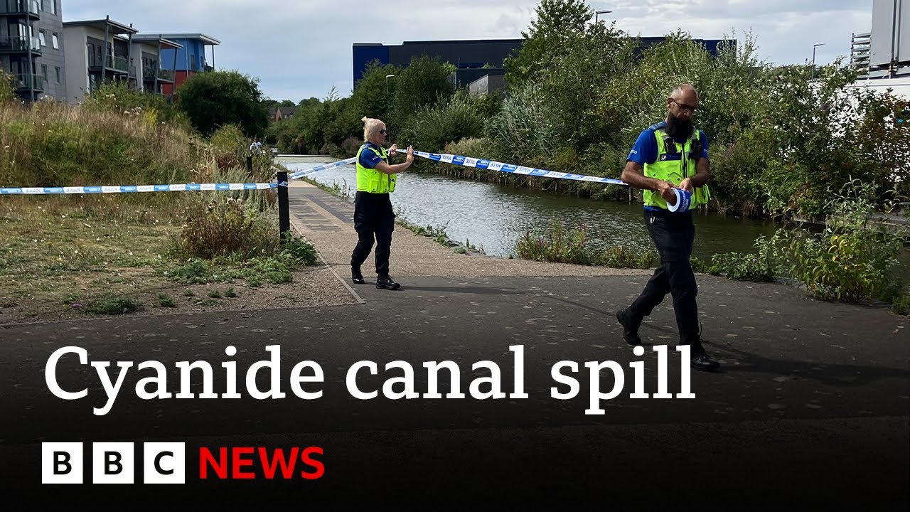 Major incident declared after cyanide spill in UK town | BBC News ...