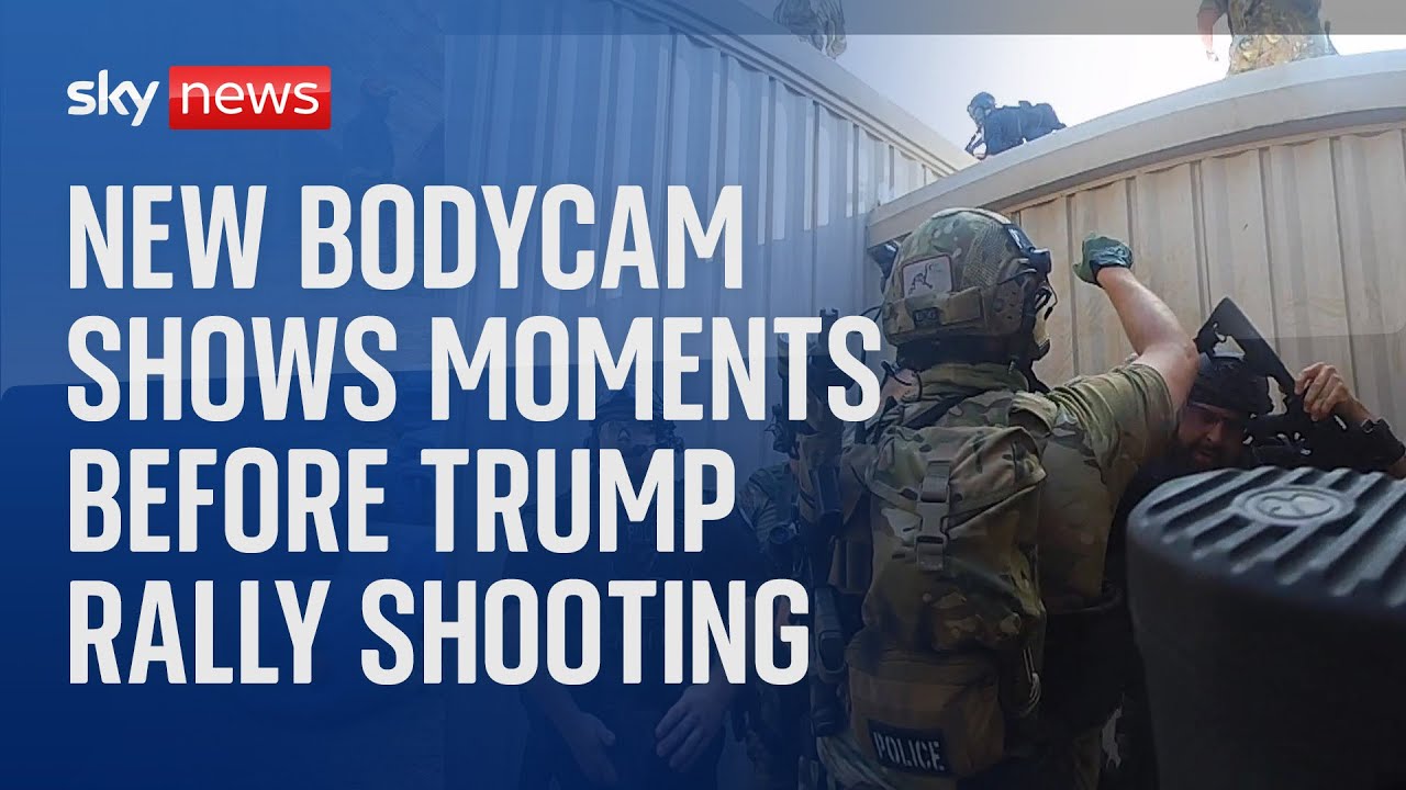 New bodycam footage of police reaction to Donald Trump assassination ...