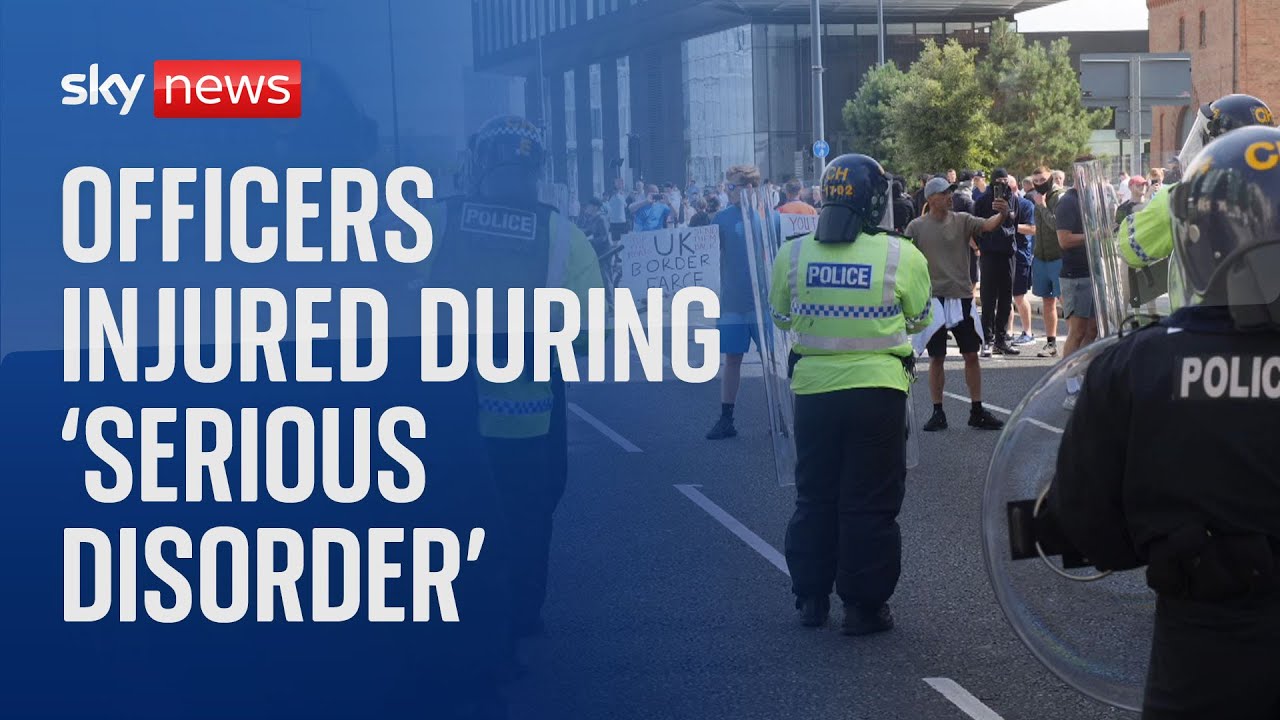 Officers injured during 'serious disorder' in Liverpool city centre ...