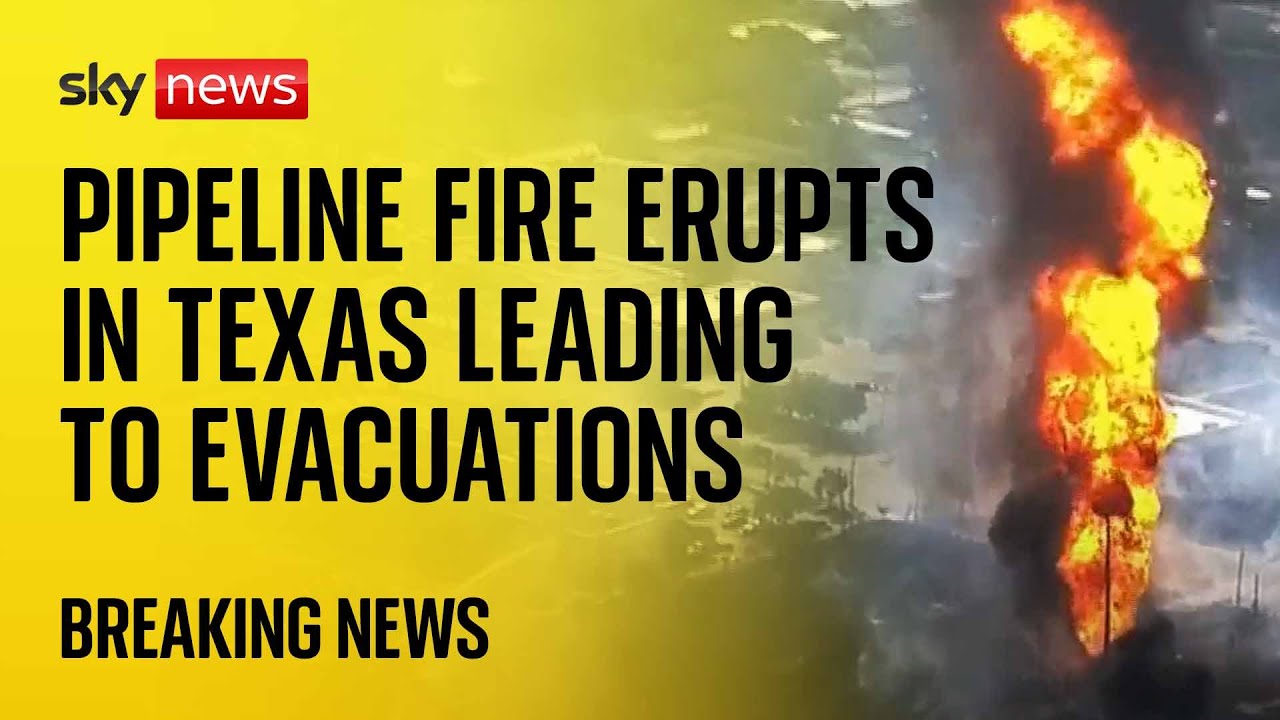 BREAKING: Aerial footage shows plant explosion in Texas - World News