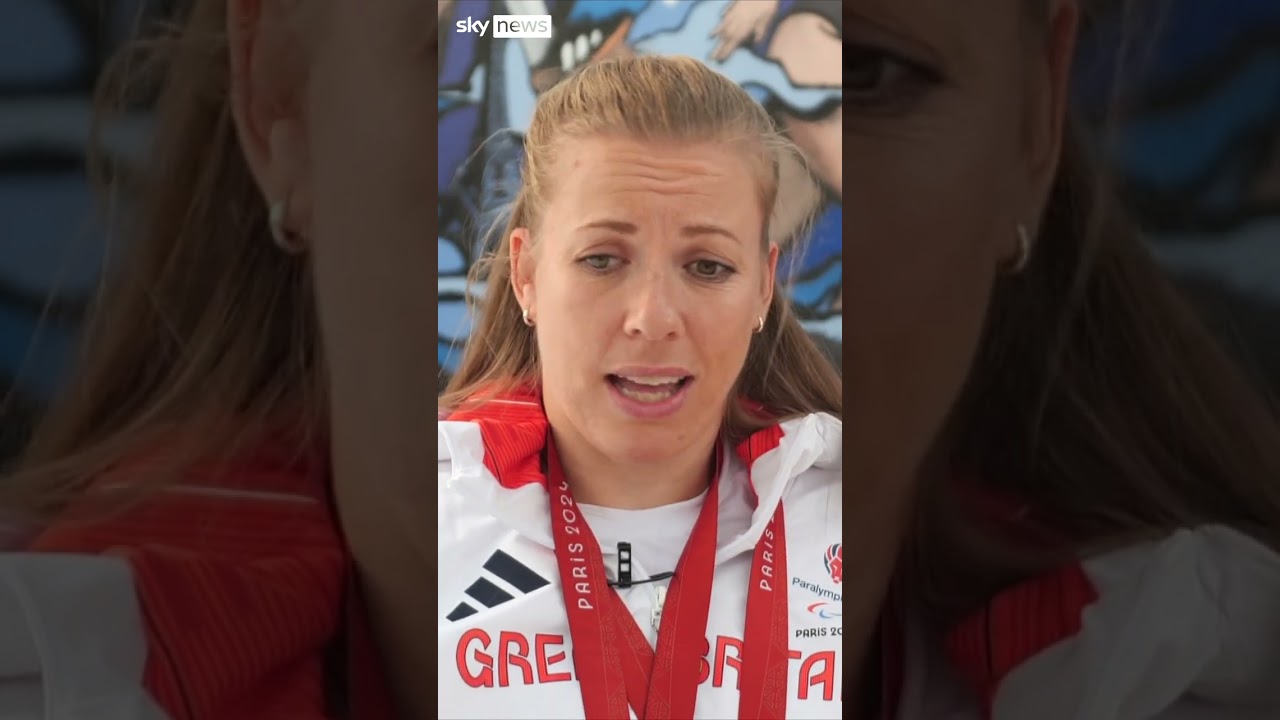 Paralympic athlete Hannah Cockcroft reacts to winning ninth gold medal ...