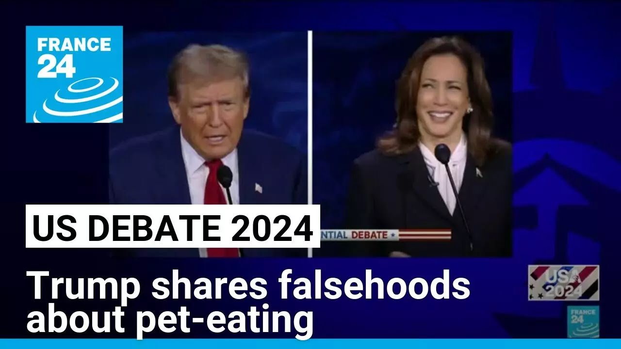 USA 2024: At debate, Trump shares falsehoods about pet-eating • FRANCE ...