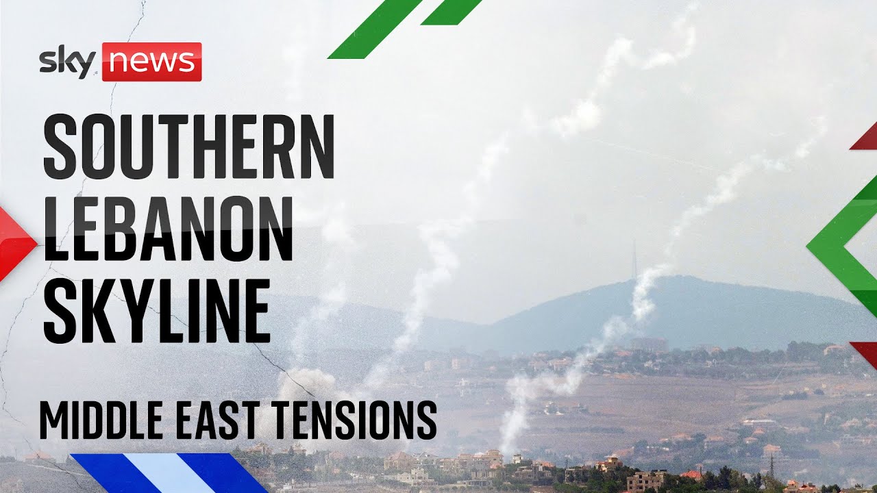 Watch live: View of southern Lebanon near Israel's border - World News