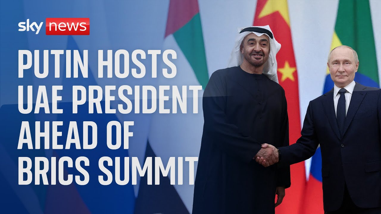 Putin hosts UAE president ahead of BRICS summit - World News