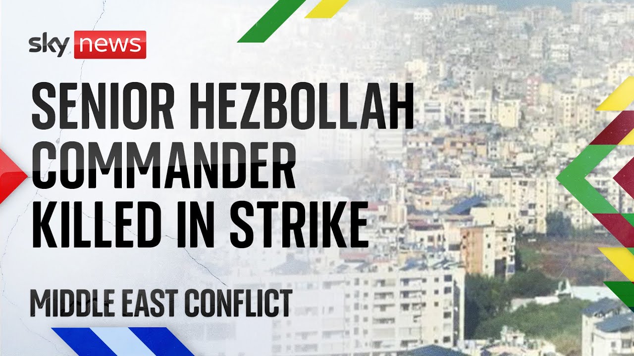 Watch live: Hezbollah commander killed in Beirut strike, Israel Defence ...