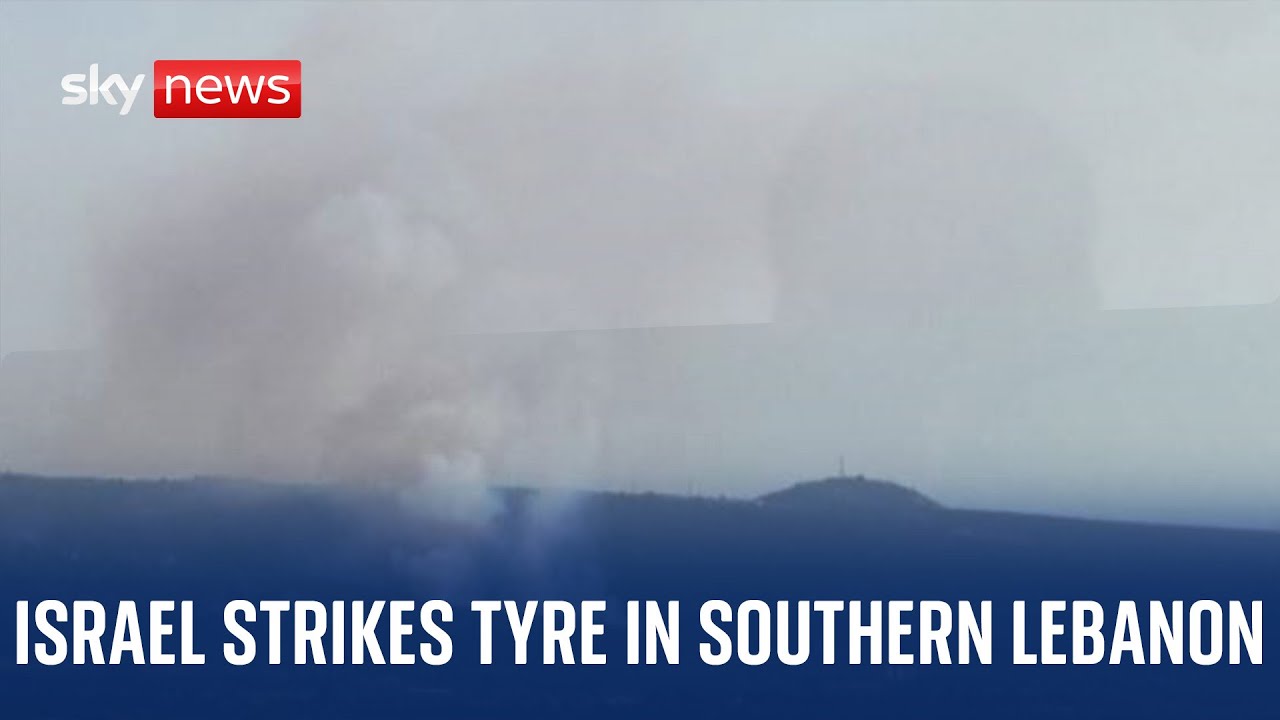 Watch live: Israel strikes Lebanon's southern coastal city of Tyre ...