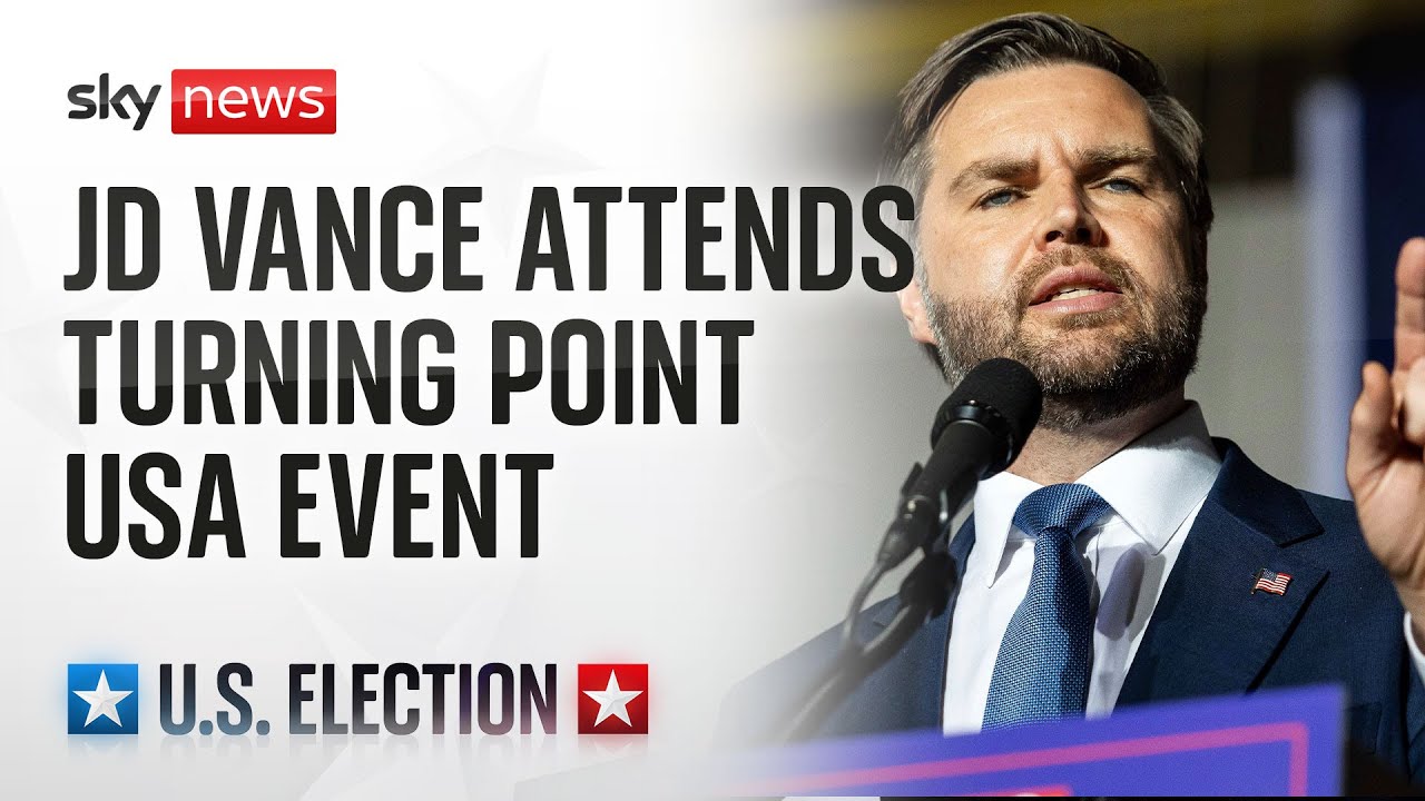 Watch live: JD Vance participates in a Turning Point USA event in North ...