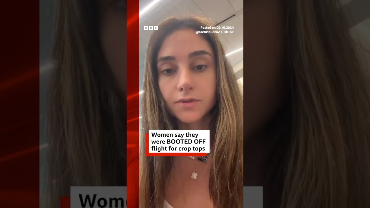 Women say there were kicked off flight for wearing crop tops. # ...