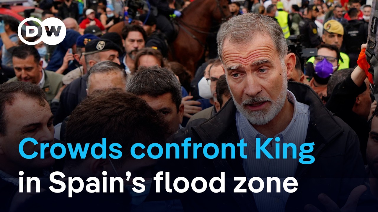 Angry flood survivors confront Spain’s King and Queen in flood-stricken ...