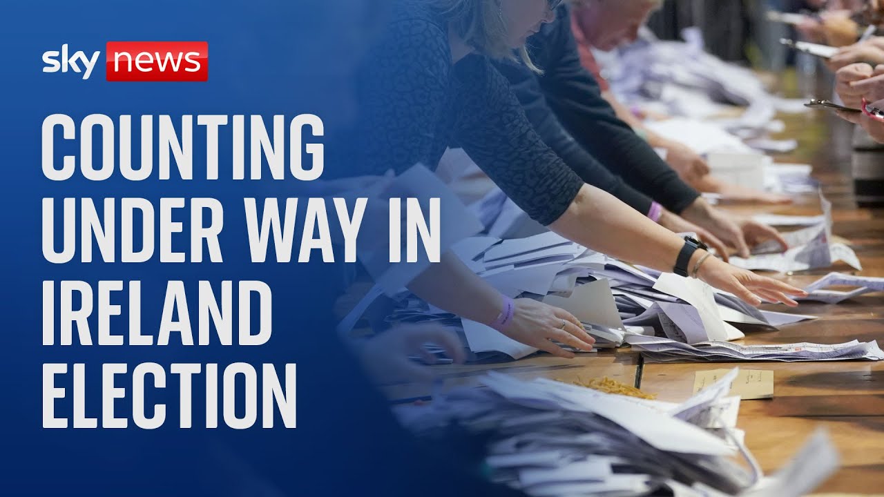 Counting begins in Ireland election after exit poll shows three main ...