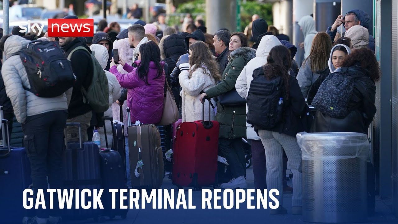 Gatwick Airport: Police release two people who were detained during ...