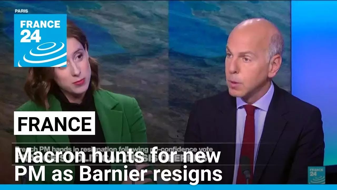 France's Macron hunts for new prime minister as Barnier resigns ...