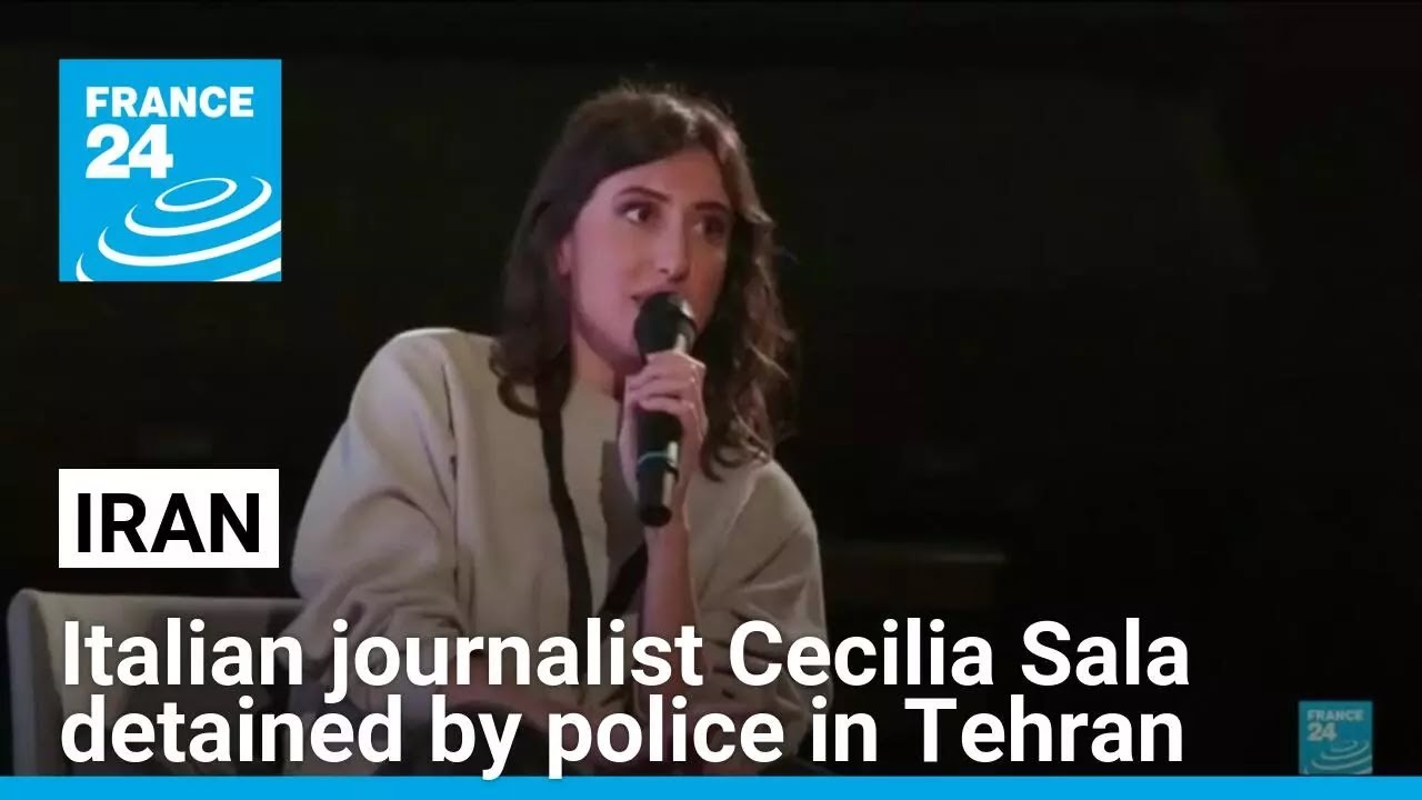 Italian journalist Cecilia Sala detained by police in Tehran • FRANCE ...