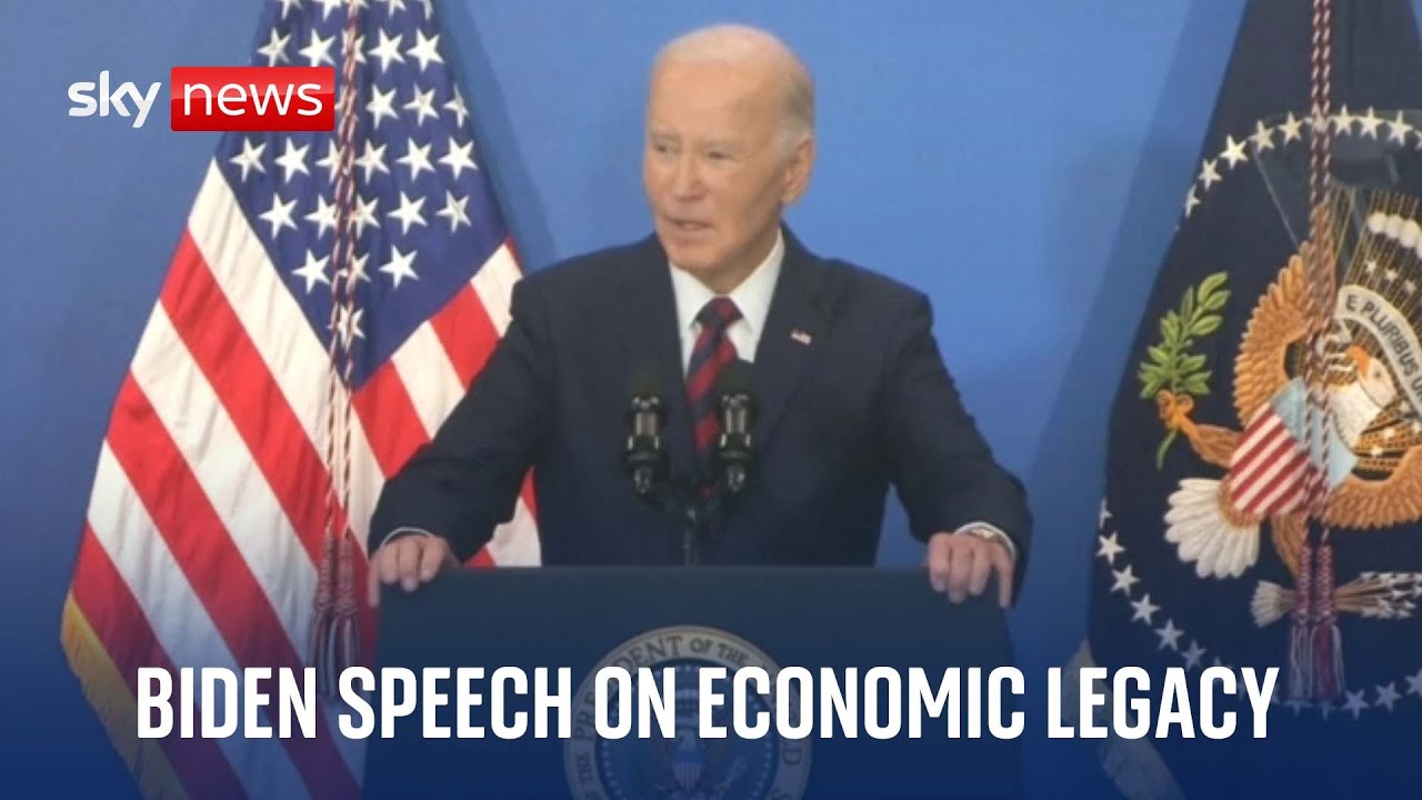 US President Joe Biden delivers speech on economic legacy - Watch live ...