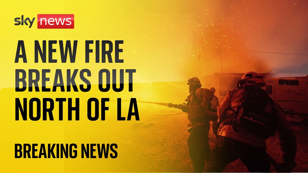 California wildfires: More than 30,000 flee as fire erupts north of Los ...