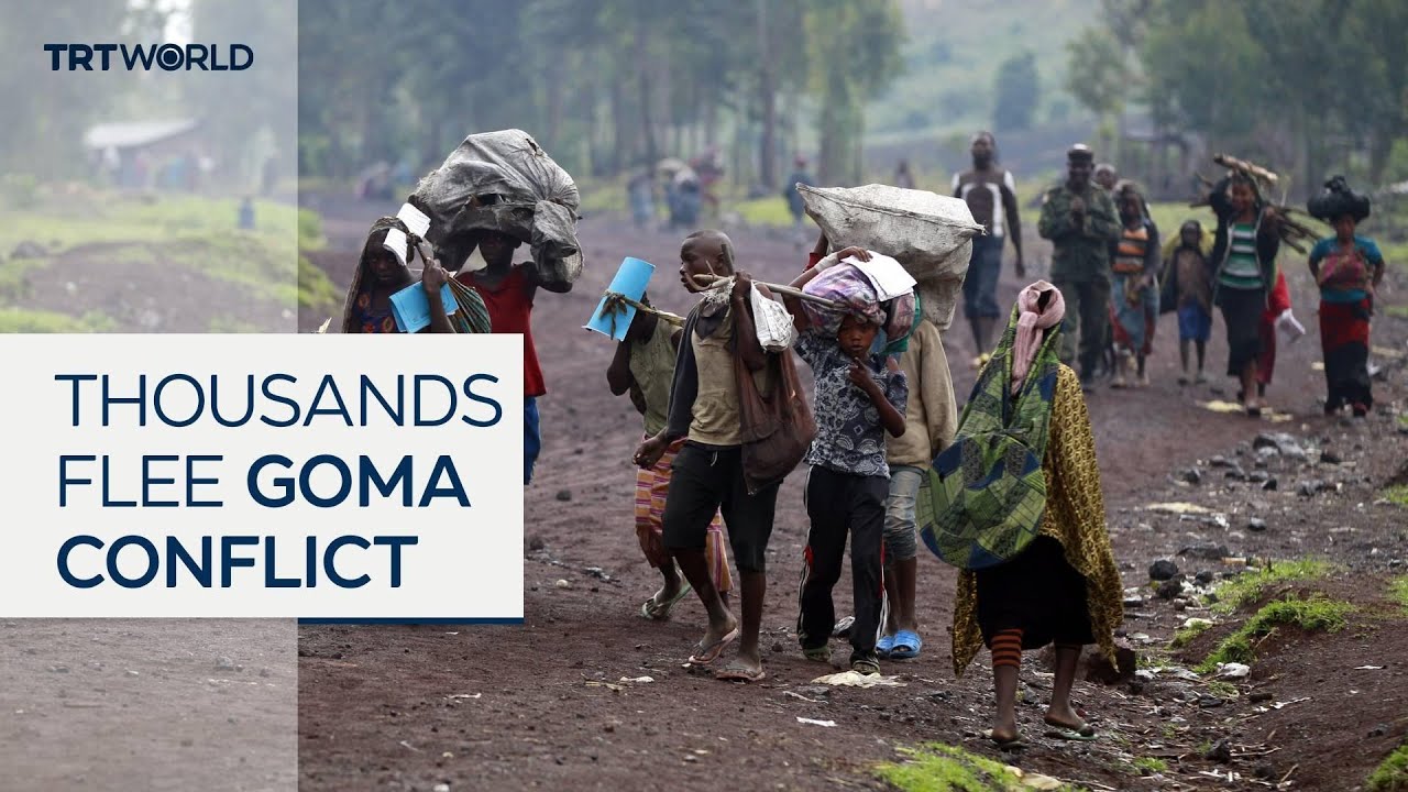 Thousands flee as fighting intensifies in Goma - World News