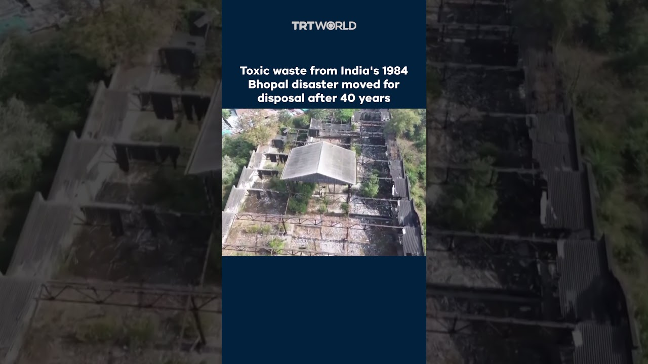Toxic Waste From India S 1984 Bhopal Disaster Moved For Disposal After