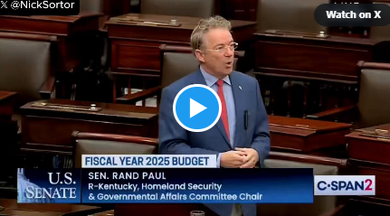 Rand Paul is ON FIRE on the Senate Floor right now “Why are the ...