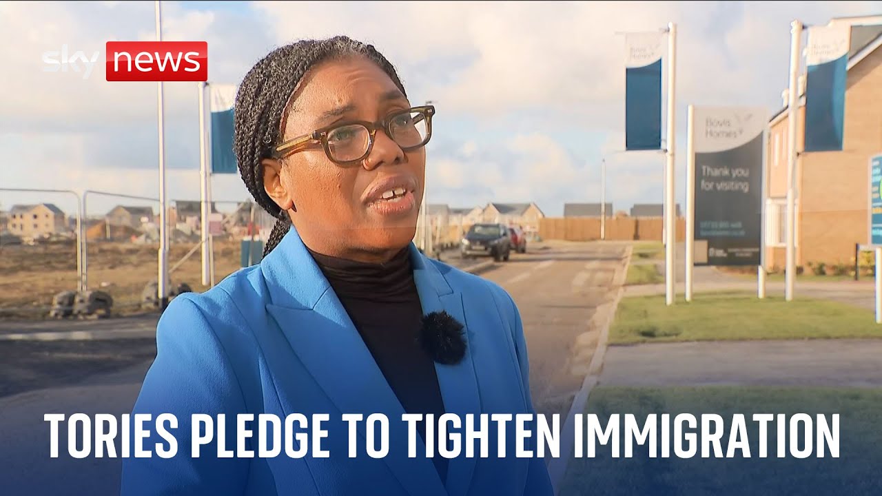 Conservative leader Kemi Badenoch pledges to tighten immigration rules ...